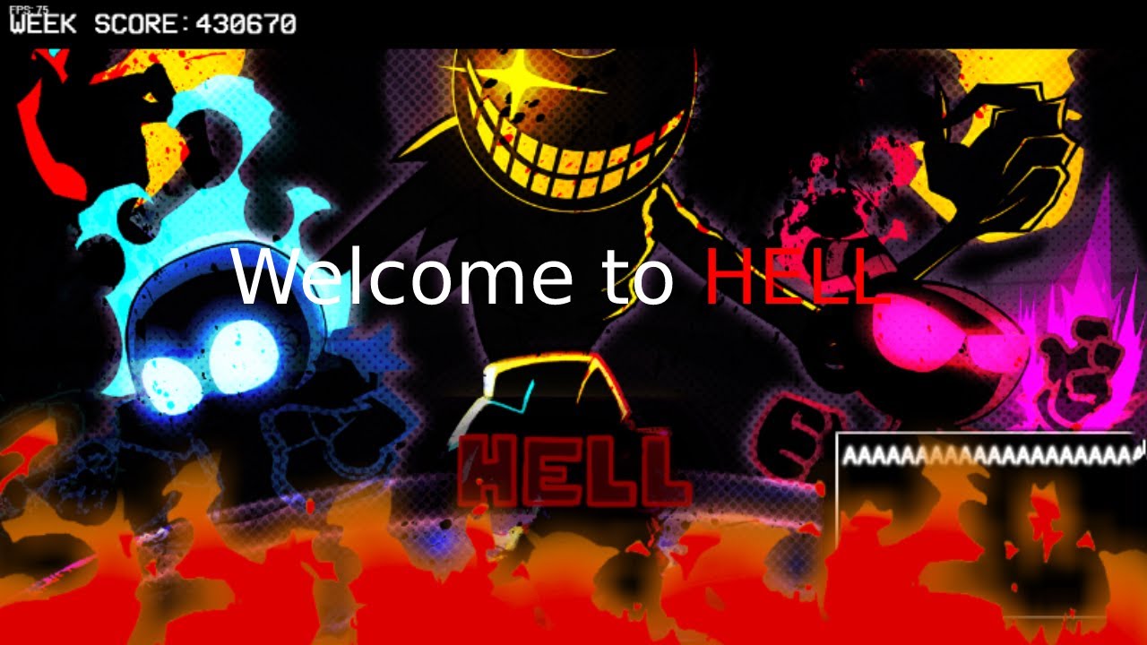 Hell has reached FNF | FNF: Crossed out mod - YouTube