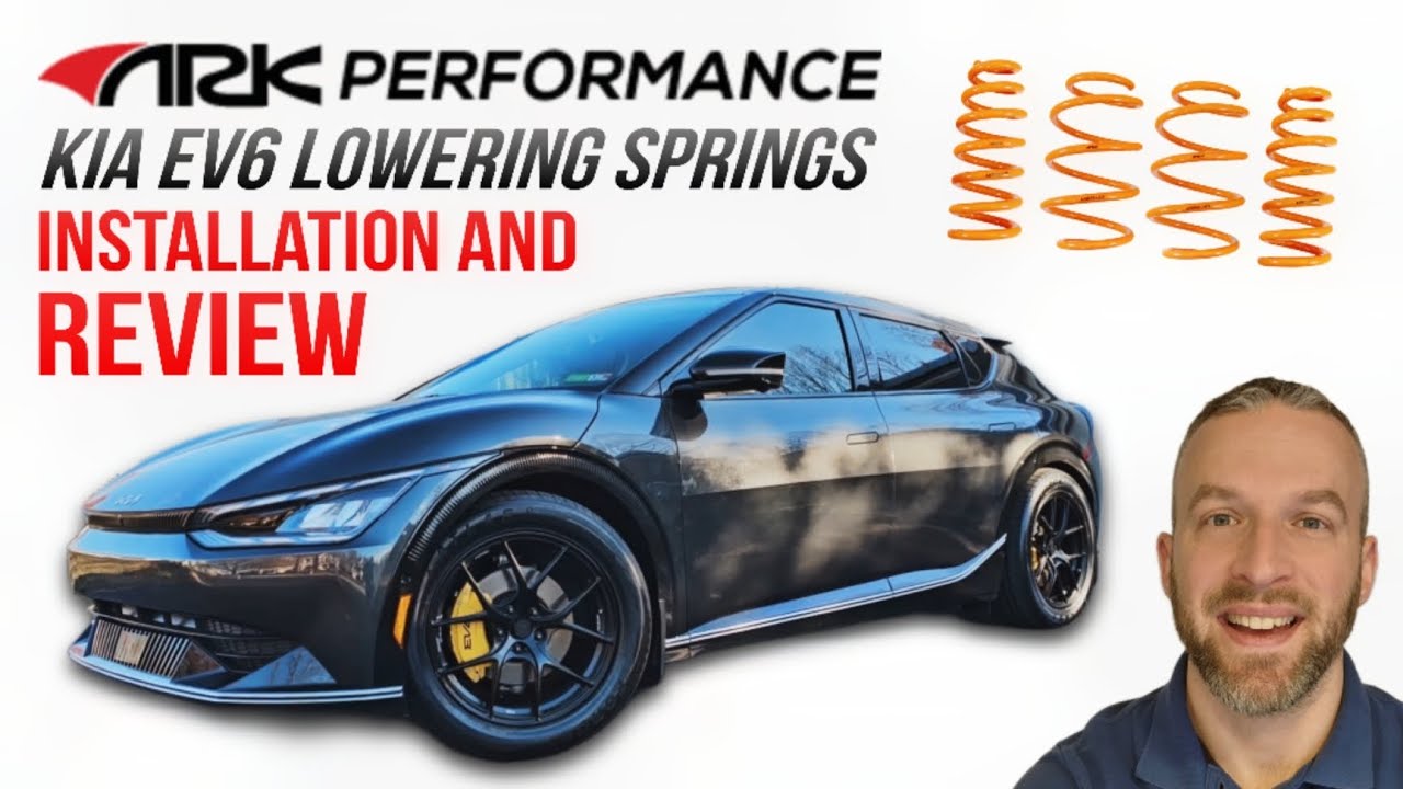 ARK Performance Lowering Springs for my Kia EV6 | Installation & Review ...