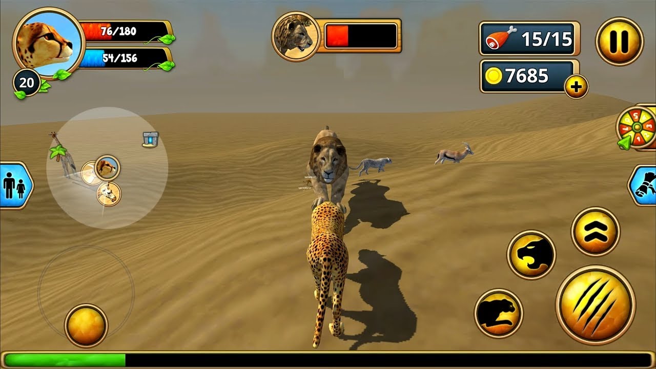 Cheetah Family Sim - Animal Simulator Android iOS Gameplay #5 - YouTube
