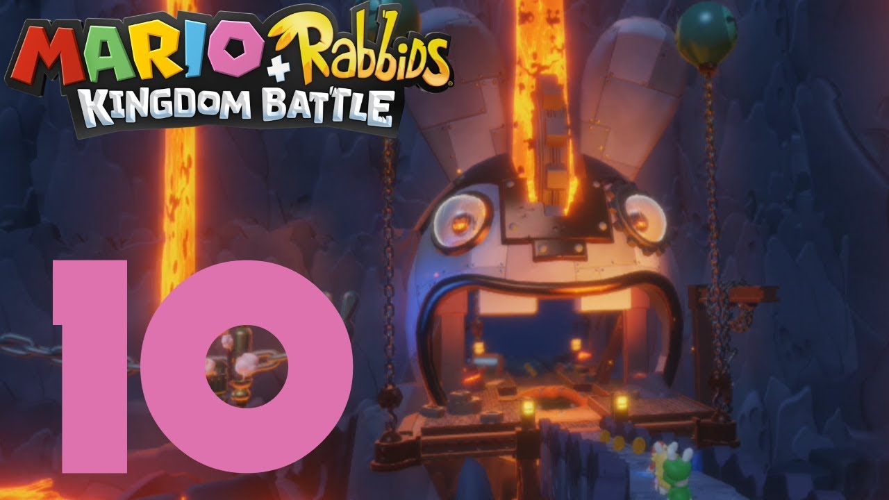 [10] Entering The Lava Zone! (Mario + Rabbids Kingdom Battle) - YouTube