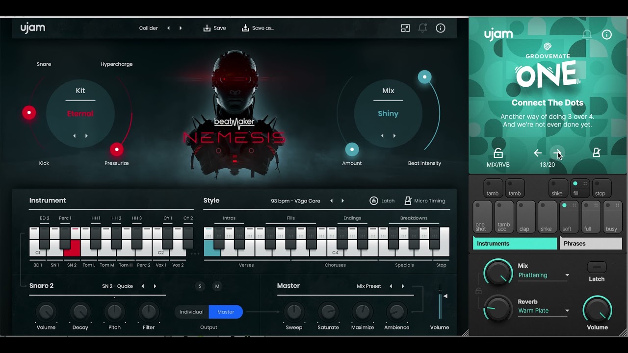UJAM GROOVEMATE ONE trial listening - YouTube