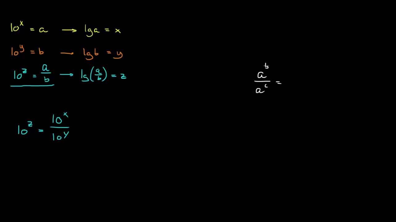5.6 - Logaritmer 6 - Bevis for regneregel 3 (1T) - YouTube