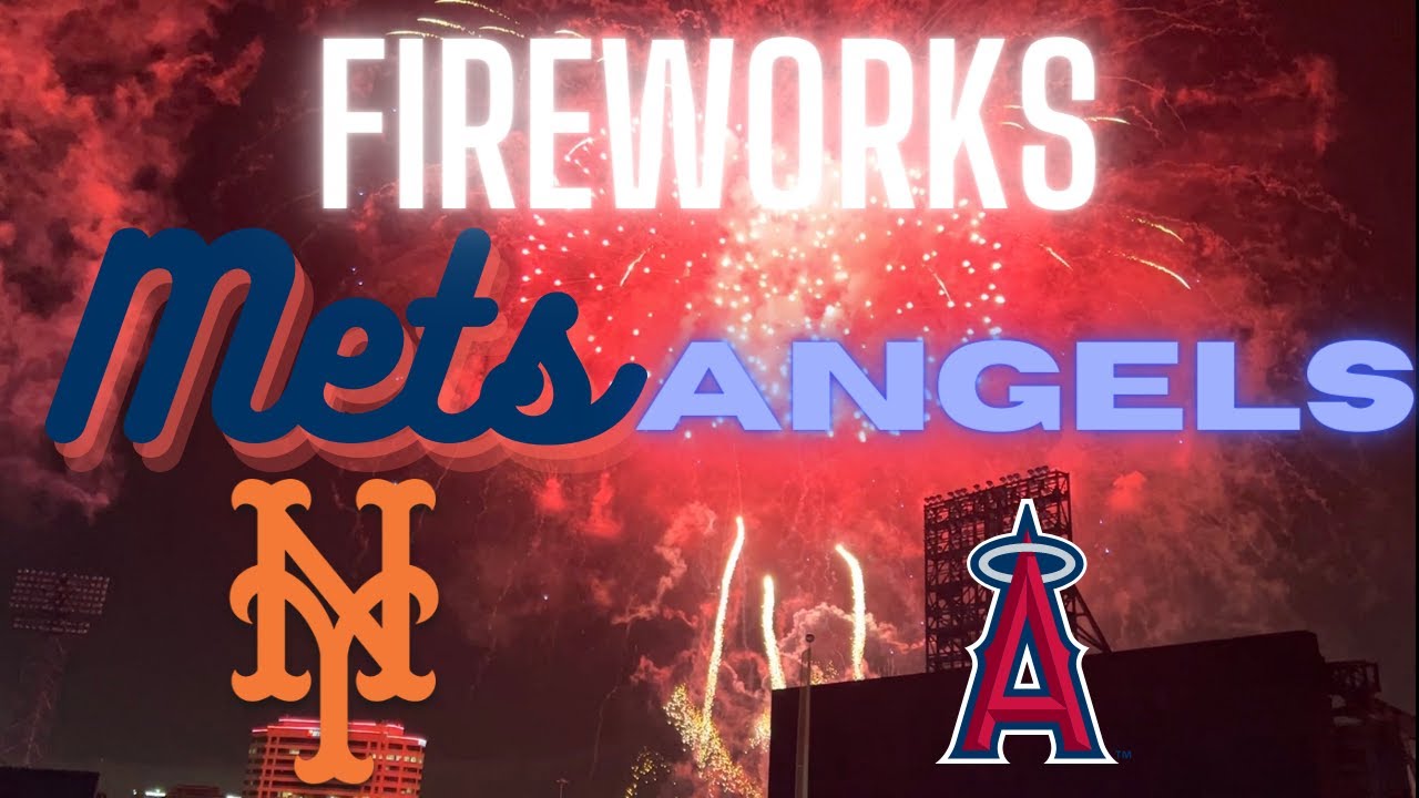 FIREWORKS at the Ballpark! GameDay Vlog #13 | Mets vs Angels Game 2 | 6 ...