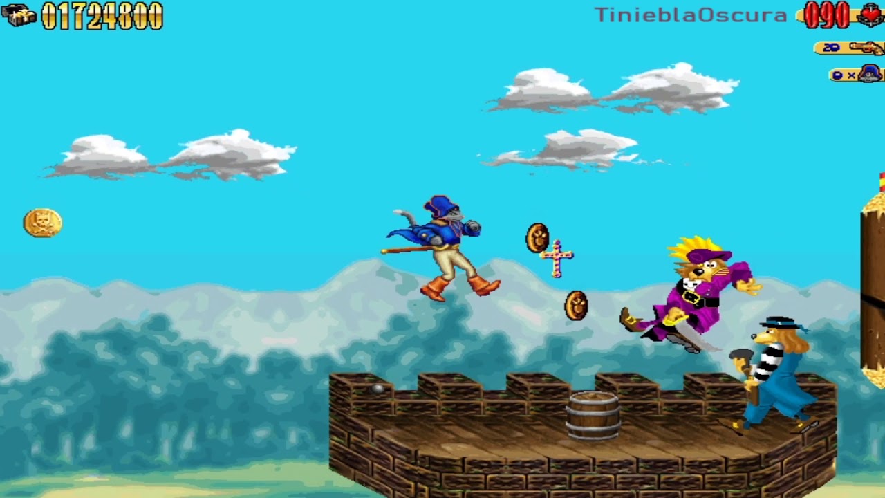 Captain Claw - Level 2: The Battlements - YouTube