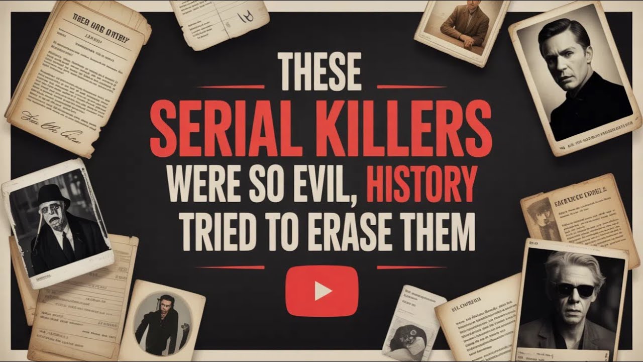 These serial killers Were So Evil, History Tried to Erase Them - YouTube