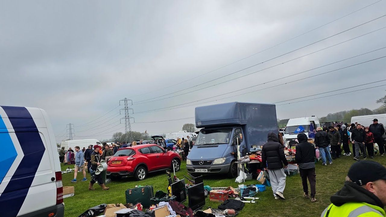 Leicester croft car boots sale 4k video - YouTube