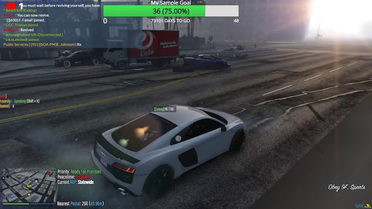 gta 5 fiveM Carolina state Roleplay road to 100 sub - YouTube