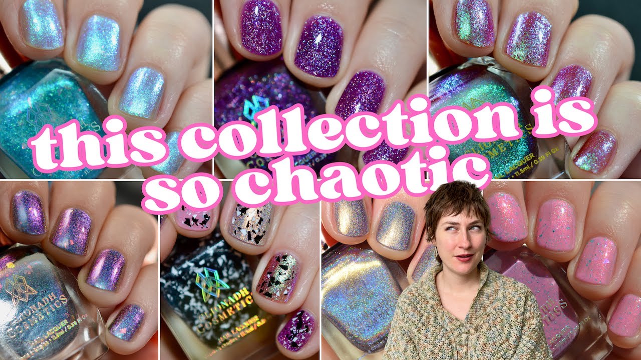 The most chaotic collection?! Clionadh Cosmetics Chaos Collection Nail ...