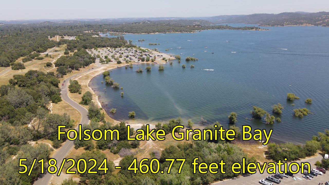 5/8/2024 Folsom Lake (almost full) Granite Bay State Park - YouTube