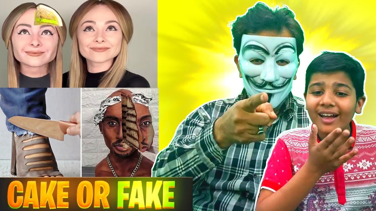 Cake or Fake Challenge ,Real or Fake Cake Challenge ,Real or Cake ...