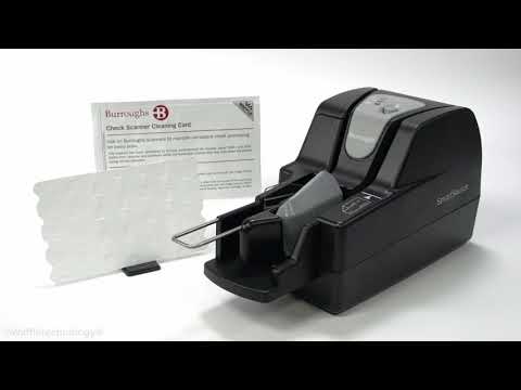 How to Clean a Burroughs Professional Smart Source Check Scanner - YouTube