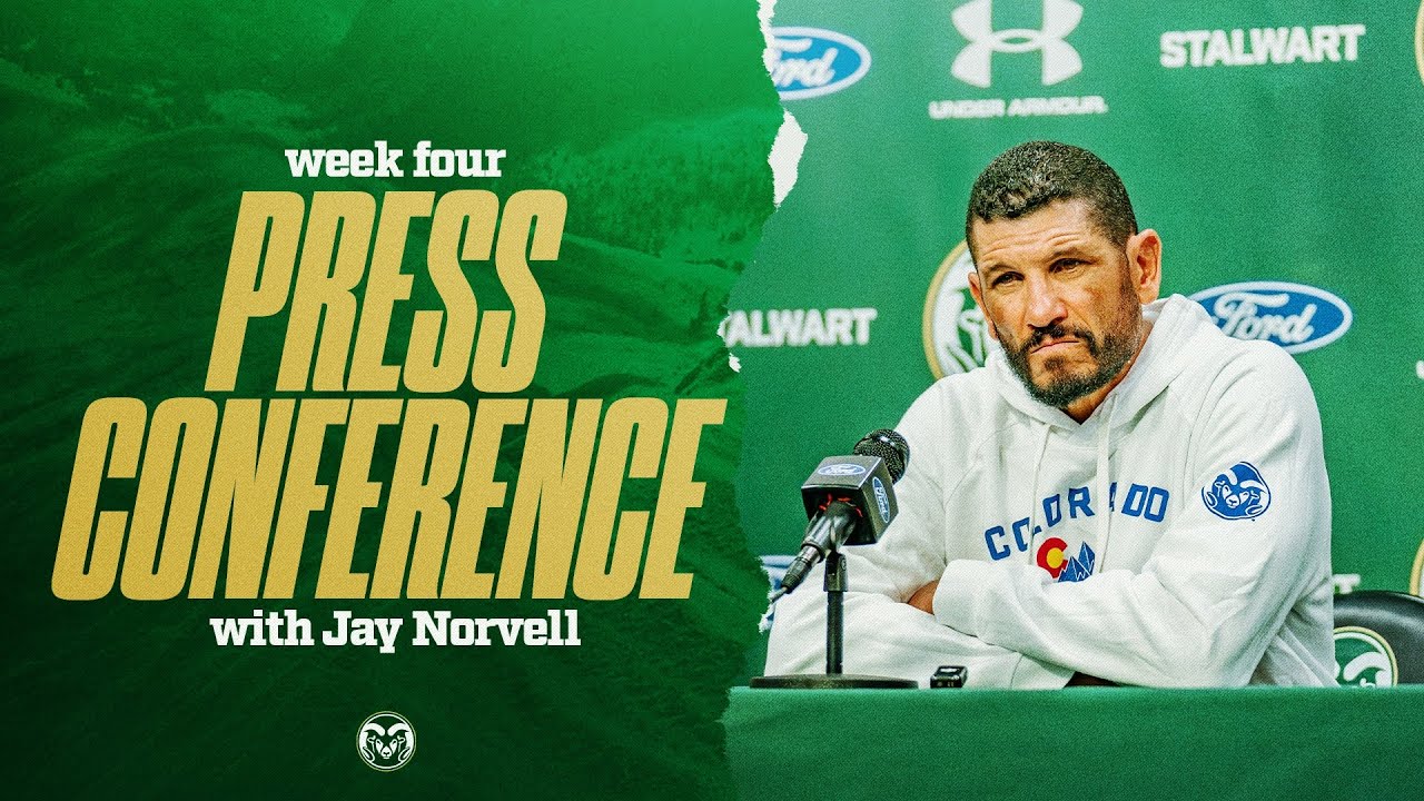 Colorado State Football: Jay Norvell Weekly Press Conference - Week 4 ...