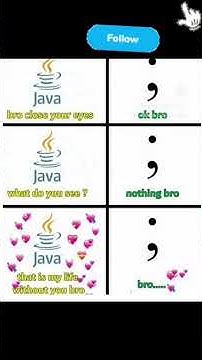 java without semicolon is nothing #java #javaprogramming - YouTube
