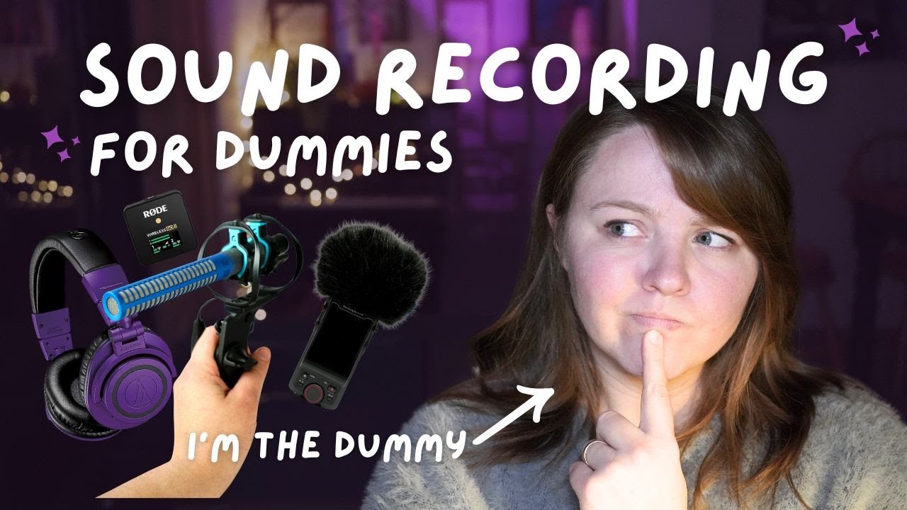 Sound Recording For Dummies.. and I'm the dummy! - YouTube