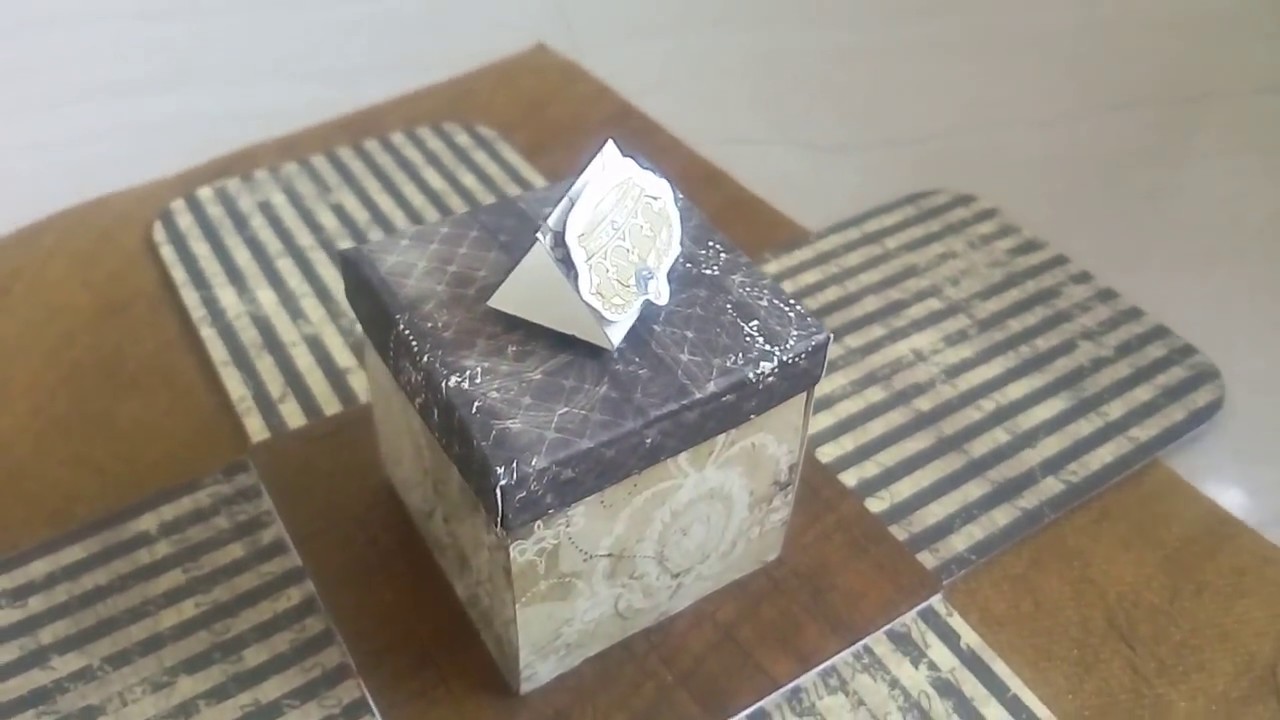 DIY Paper Craft - gift box, magic box - YouTube
