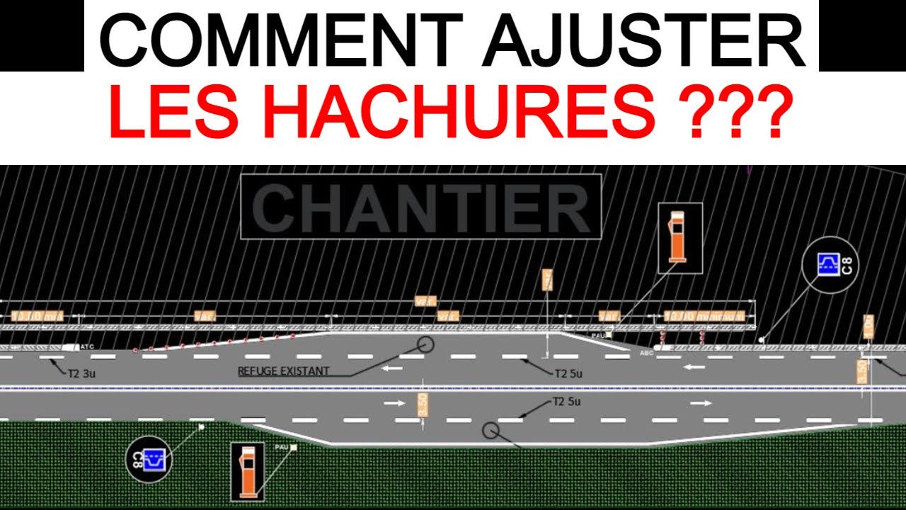 N°10 : COMMENT AJUSTER LES HACHURES ??? - YouTube