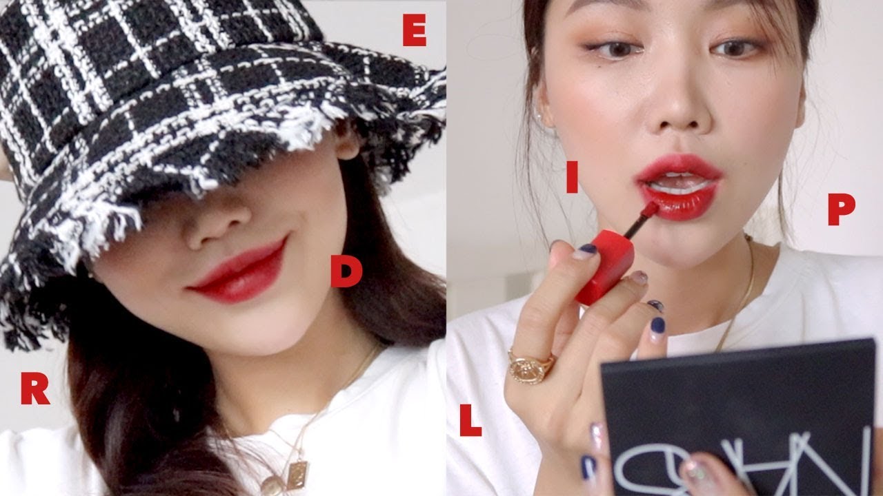 (Eng) MY DAILY RED LIP LOOK ROUTINE | kinda cool - YouTube