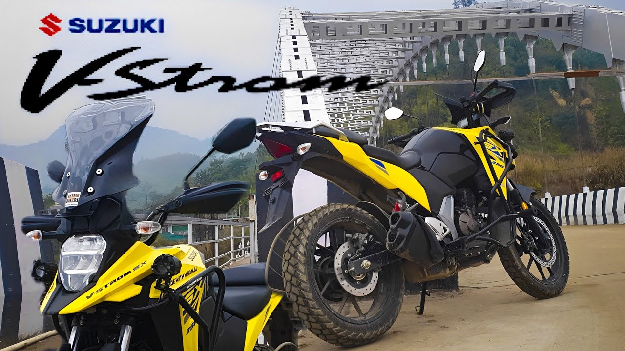 Suzuki V strom 250 SX Full Modification😍 || Crash Guard || Windshield ...