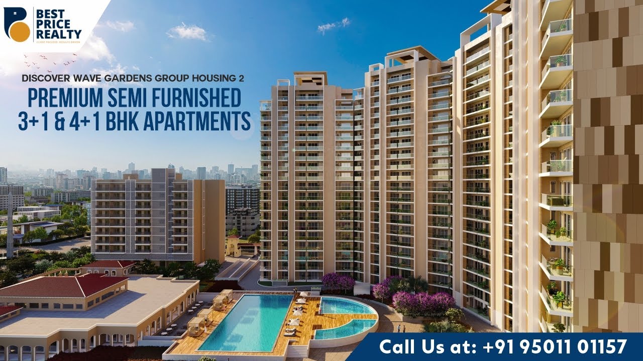 Wave Estate - 85 Mohali | Gated Township |Society Tour & Luxury Flat With Lavish Clubhouse ...