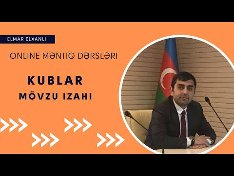 Ödənişsiz Məntiq dərsləri #23.1 | Kublar - I hissə | Elmar Elxanlı