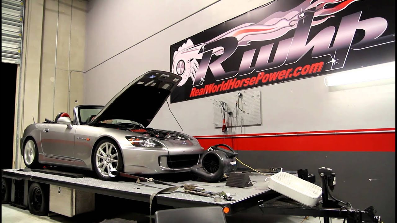 '05 S2000 dyno with K&N intake - YouTube