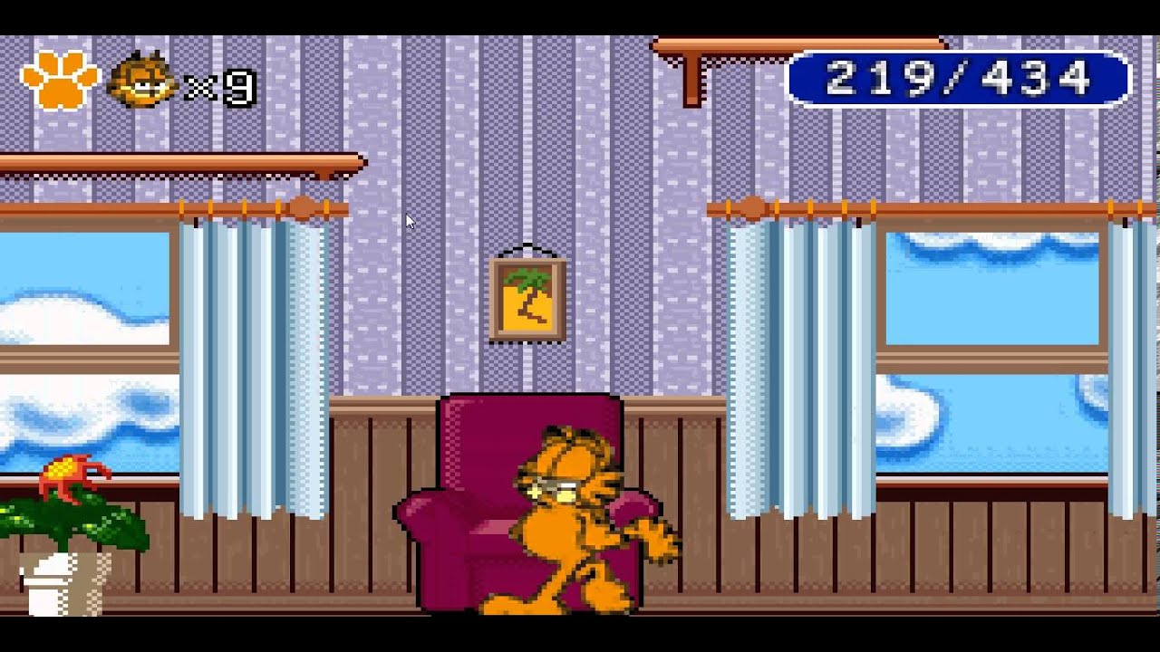 Let's Play Garfield: The Search for Pooky, Level One "Why is your ...
