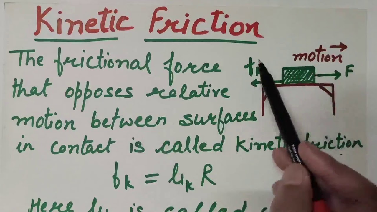 9.PHYSICS_CLASS_11_UNIT_3_LAWS_OF_MOTION_FRICTION_PART_1 - YouTube