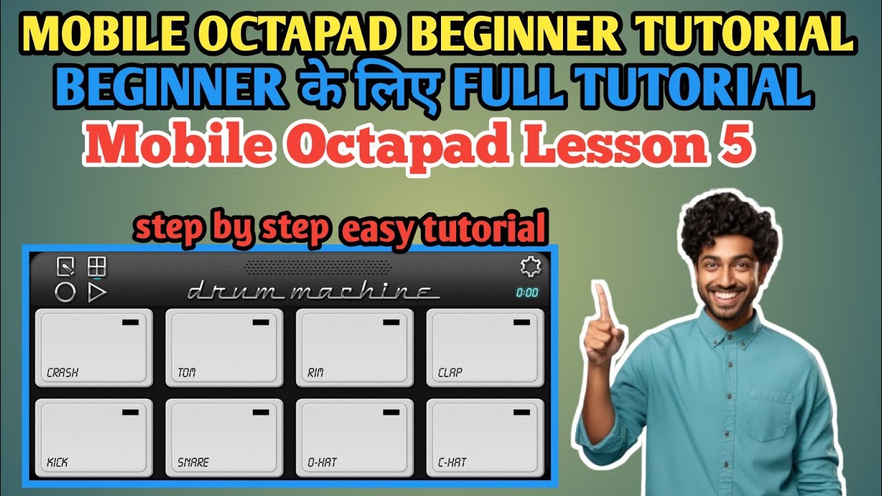 Mobile Octapad Lesson 5 | Full Song | easy pattern | Style Beat - YouTube