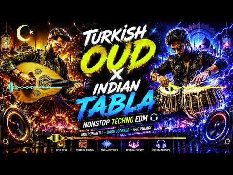 Turkish Oud x Indian Tabla ⚡ Nonstop Techno EDM 🎧
