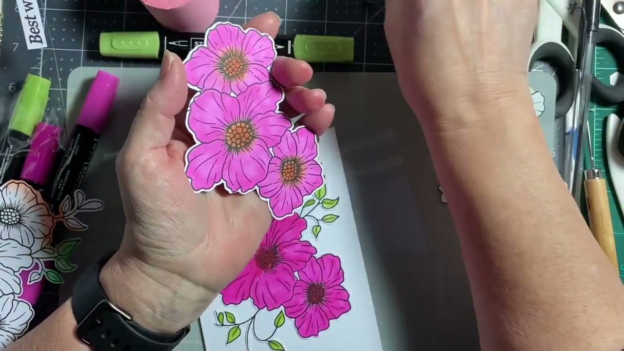 Woodware stamp card, as used by @Natasha Foote - YouTube