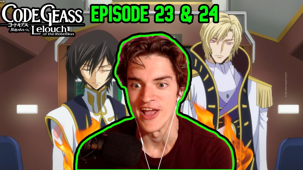 Code Geass Season 2 Ep 23-24 REACTION | The Grip of Damocles - YouTube