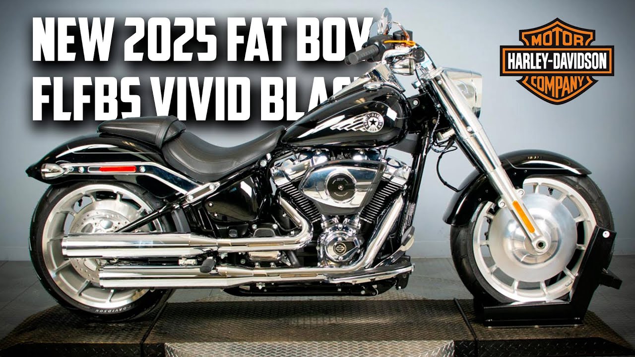 Harley-Davidson 2025 Fat Boy Walkaround FLFBS Cruiser High Octane ...