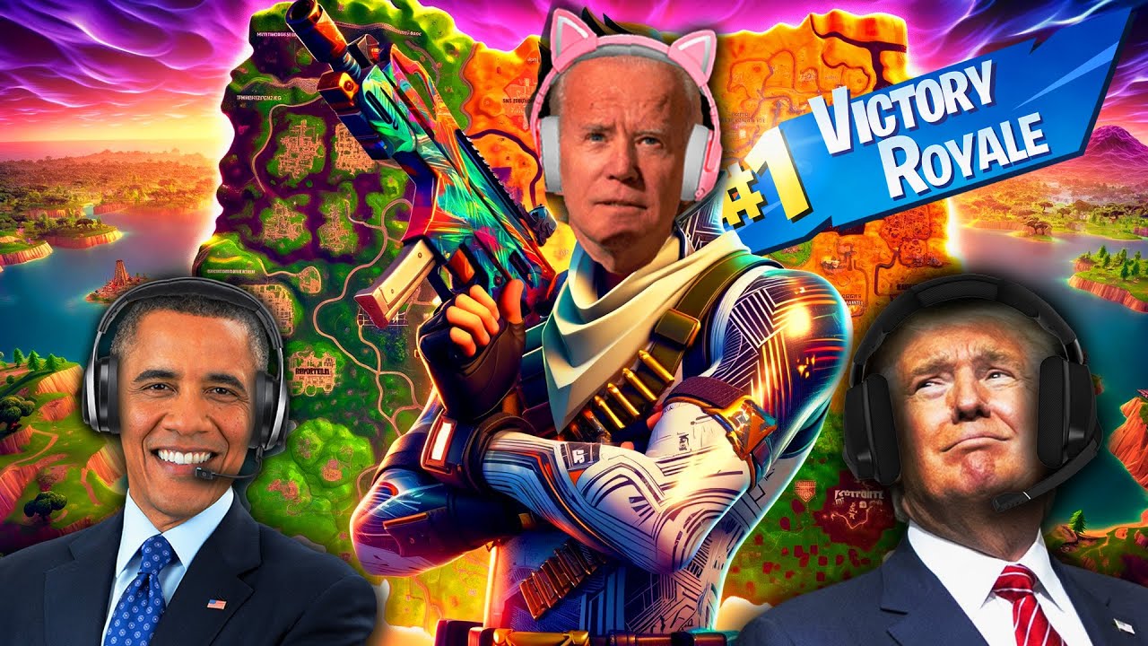 US President Biden Aims for a Victory Royale in Fortnite! 😱 - YouTube