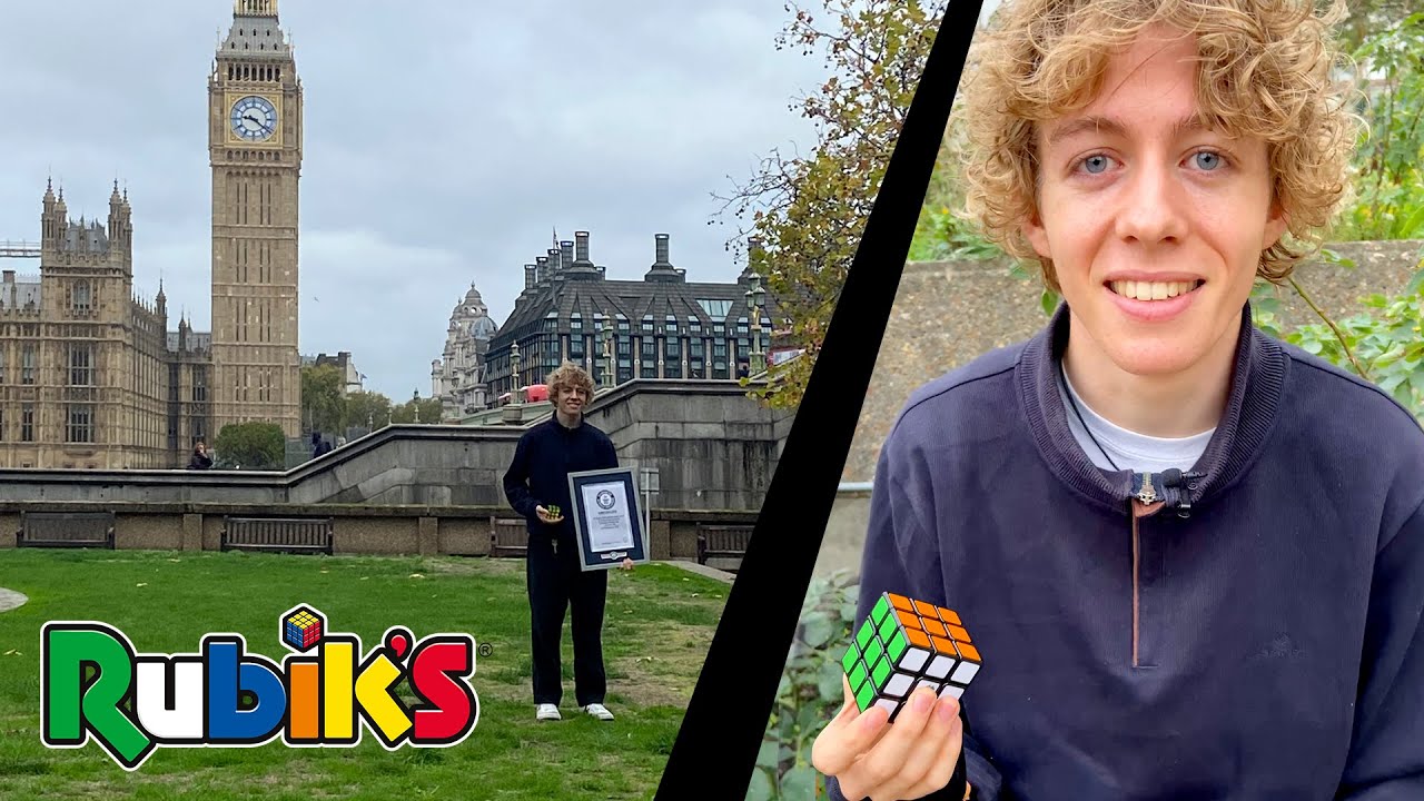 George Scholey Breaks the World Record for Most Solves in a Day | Rubik ...