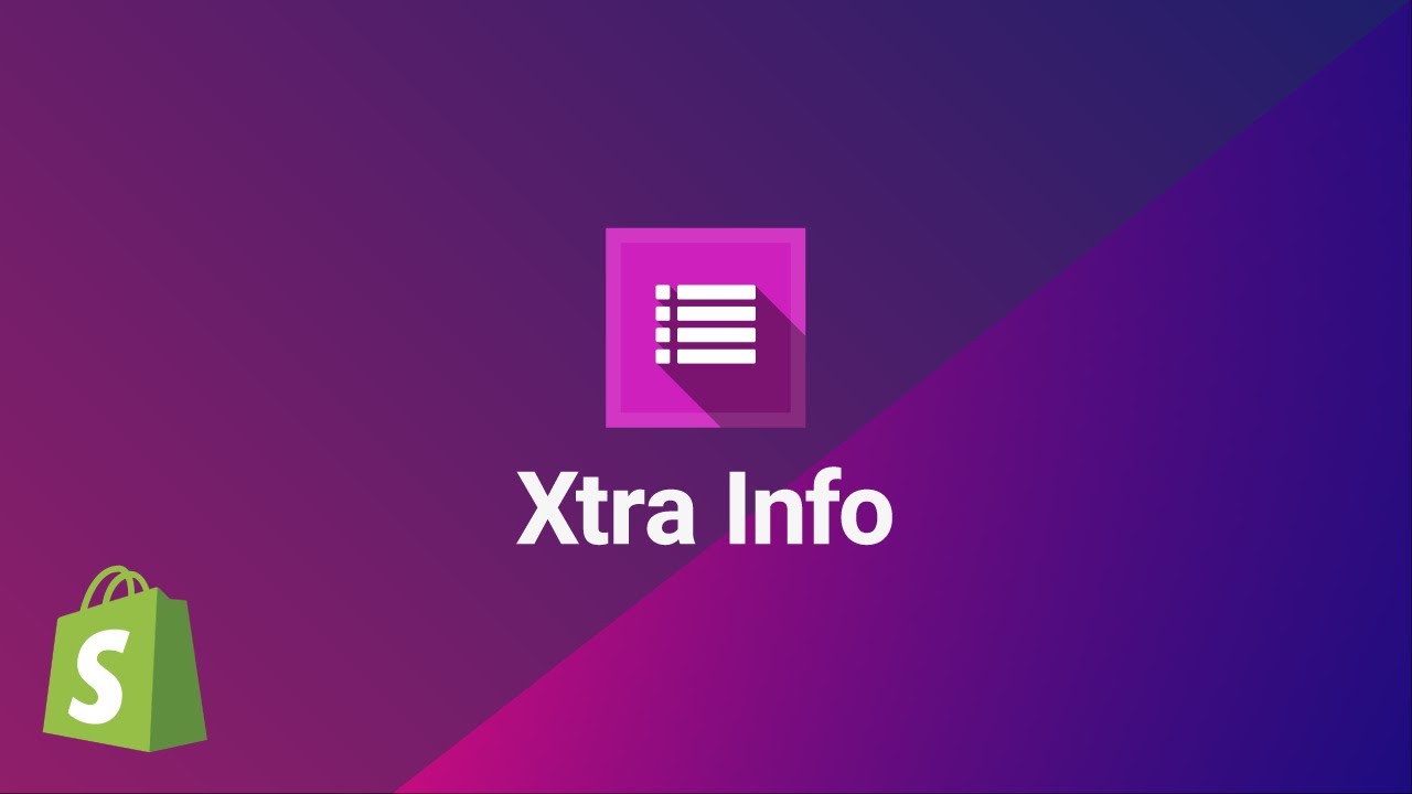 Xtra Info - Easily add additional information to your product pages on ...