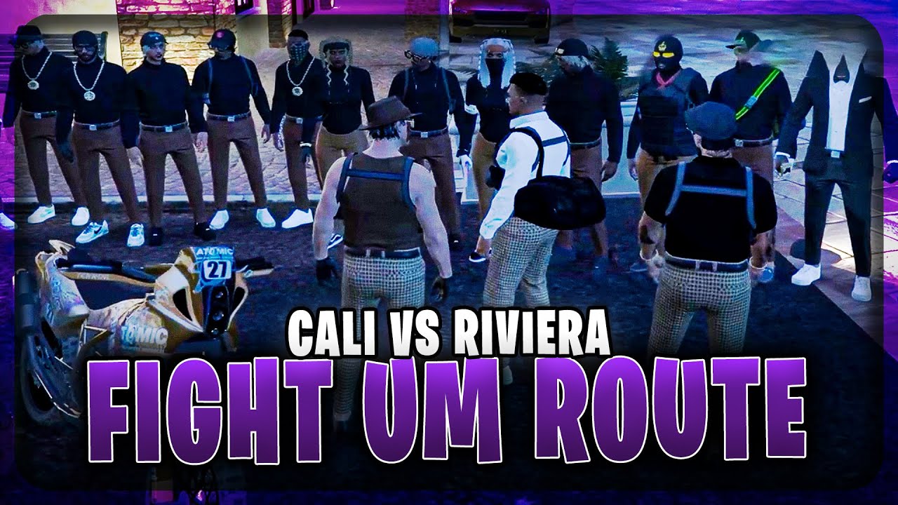 CALI VS RIVIERA UM HERO ROUTE 🥶 • GTA RP • AbuGoku9999 - YouTube