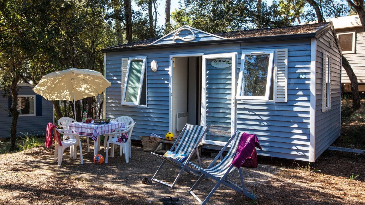 Mobil-home 3 personnes - Camping Signol**** à l'Ile d'Oléron - YouTube