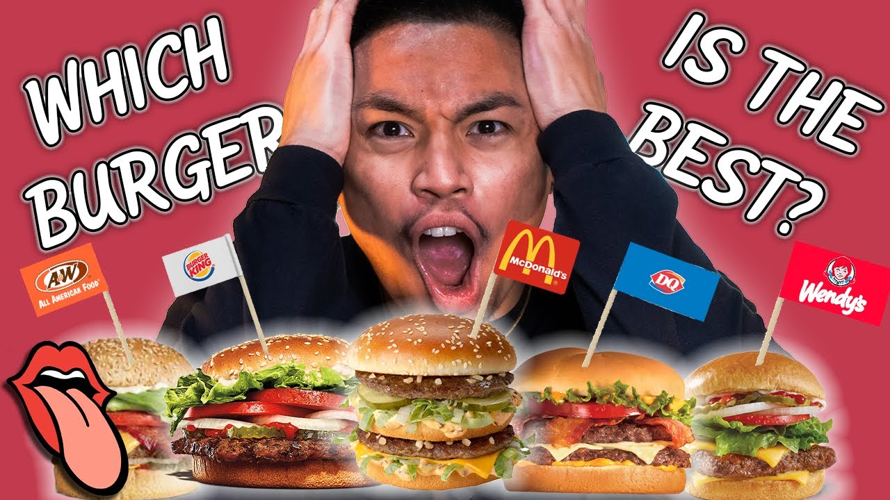 THE BEST FAST FOOD BURGERS 🍔 | TASTE OUT OF 10 👅 - YouTube