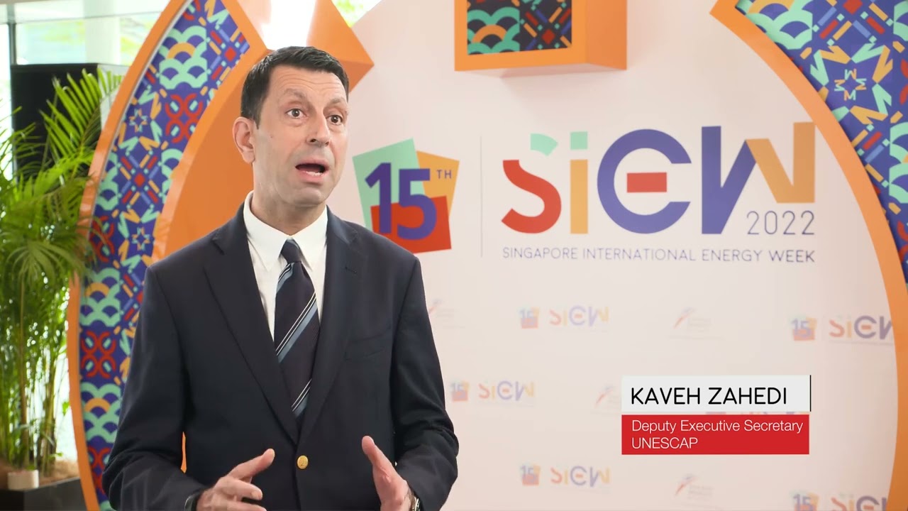 SIEW Live: Kaveh Zahedi, Deputy Executive Secretary, UNESCAP - YouTube