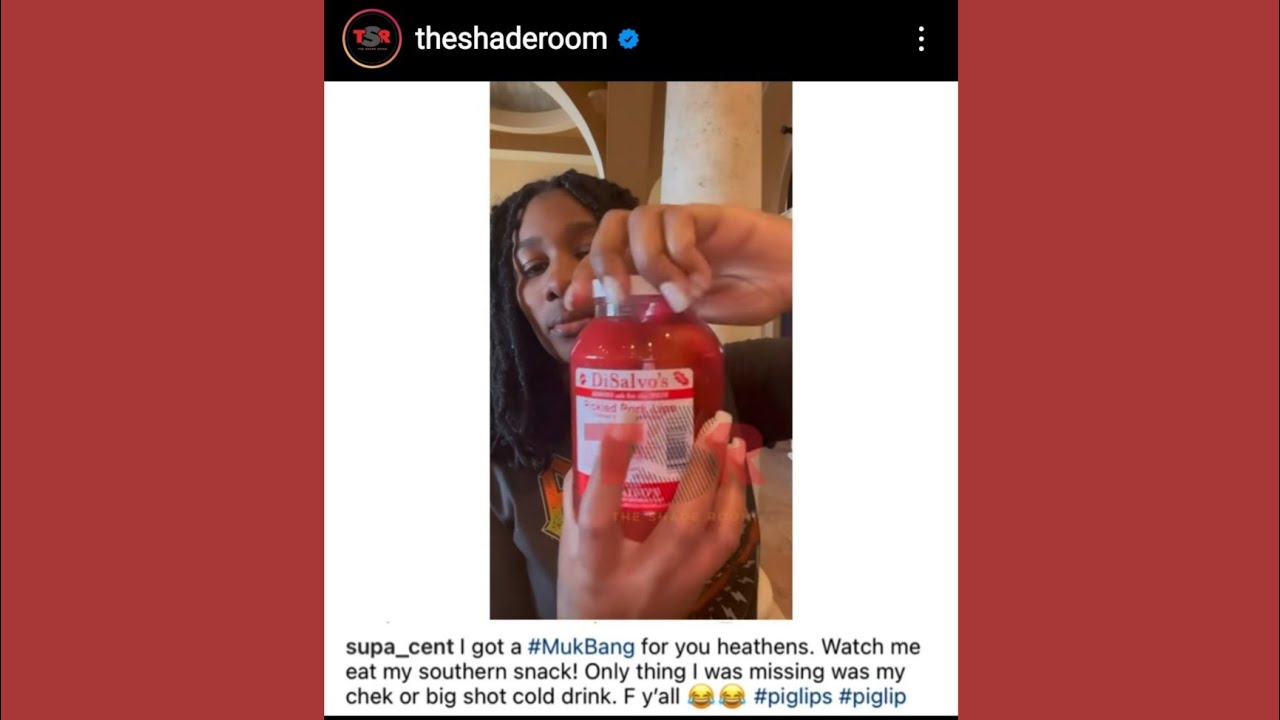 @SupaBadd GOT A MUKBANG EATING PIG LIPS & LAYS CHIPS - YouTube