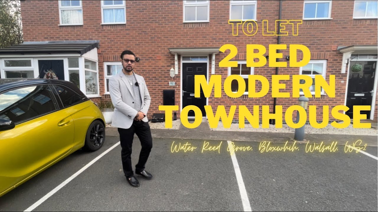 TO LET - 2 Bed Modern Town House, Water Reed Grove, Leamore, Walsall ...