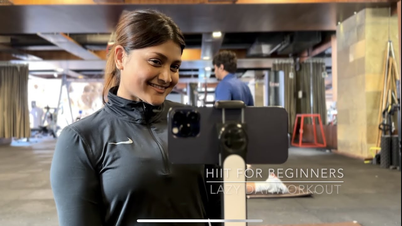 HIIT WORKOUT FOR BEGINNERS || LAZY DAY - YouTube