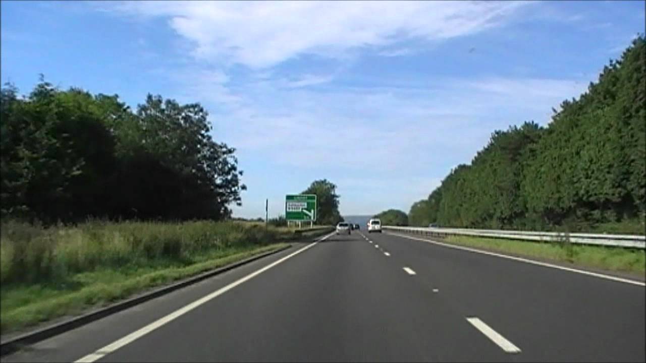 Driving On The A38 From Heathfield To Ashburton, Devon, England 19th ...