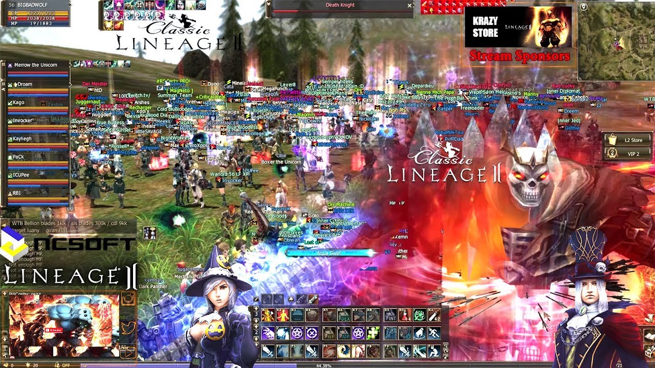 Lineage 2 official Classic NA Server Talking Island 2018 Raid[alliance ...