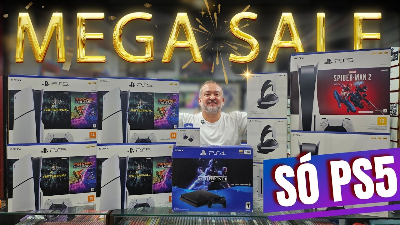 MEGA PROMOÇÃO PARA PS5 SLIM, PS5 FAT E PULSE ELITE. - YouTube