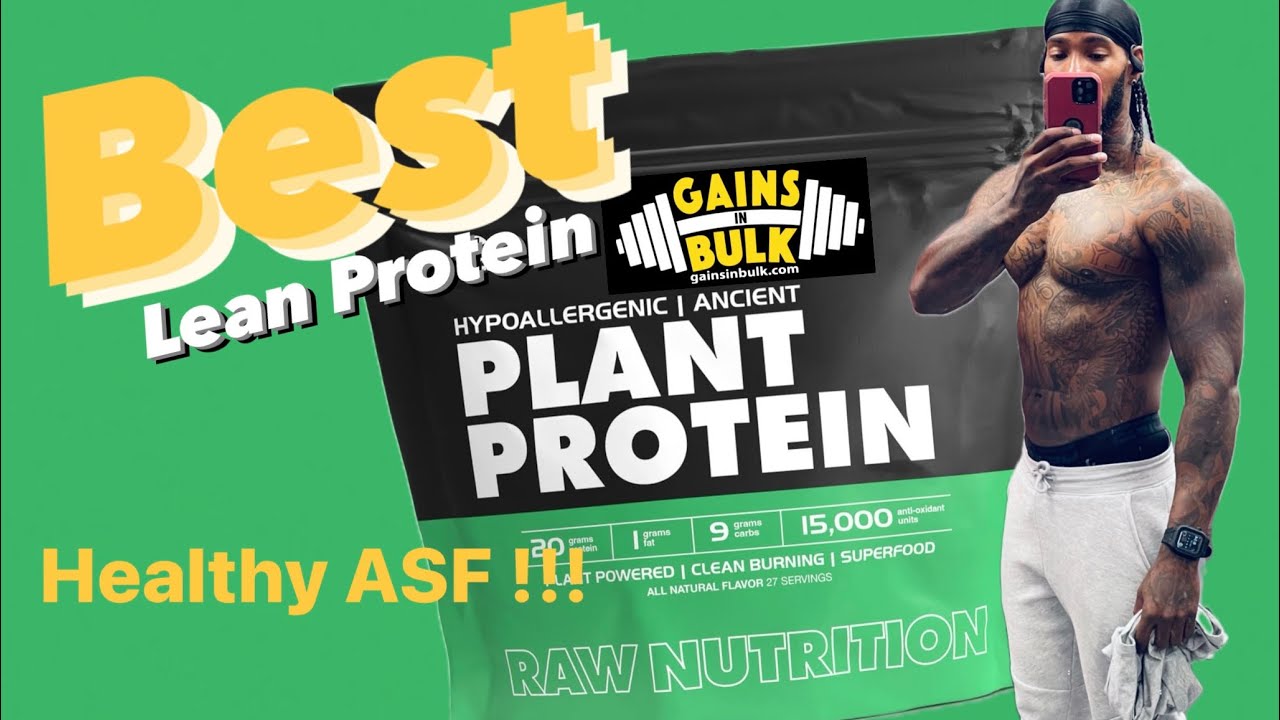 How Healthy Is This Protein?? Gains In Bulk Plant Powered Protein - YouTube