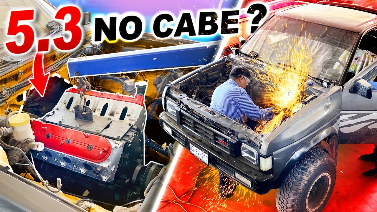 YA PRENDIÓ...MONTANDO el MOTOR LS 5.3 en PICKUP D21 4X4 | OrdoTunes ...