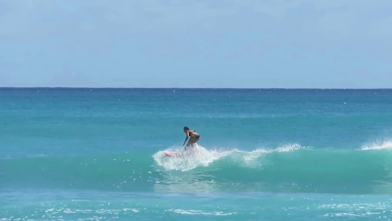 waikiki beach surfer surfing hawaii oahu honolulu 201606021 1230 - YouTube