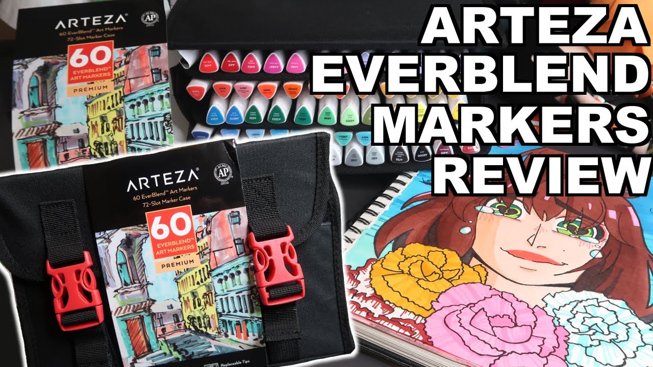 Arteza Everblend Marker Review!! - YouTube