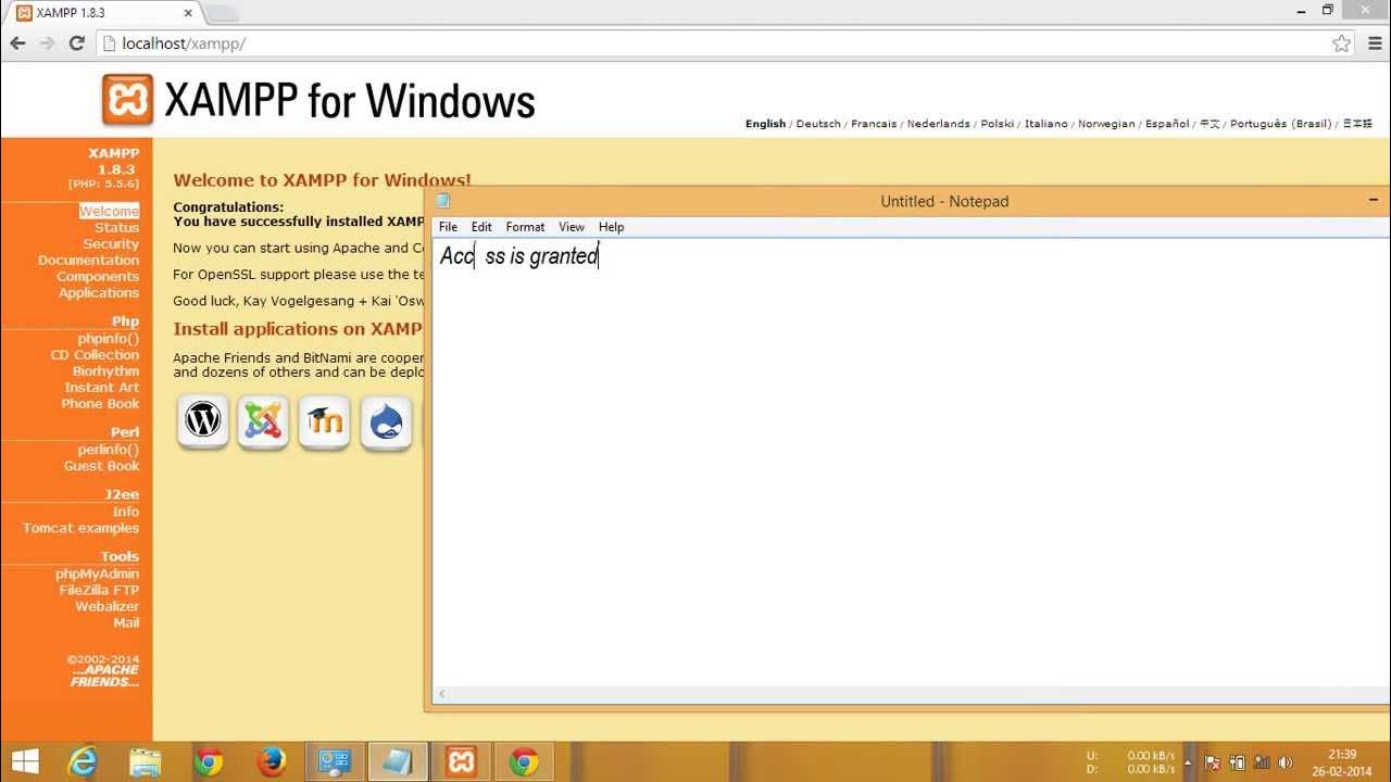How to work with xampp - YouTube